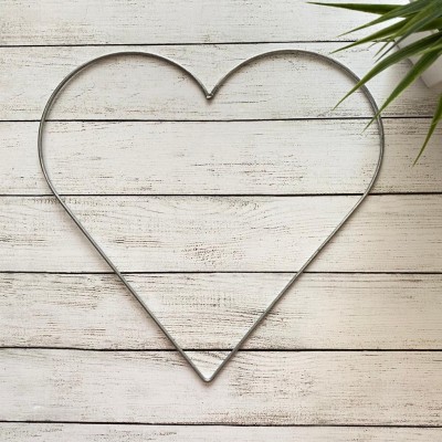 Bases Metálicas : Corazón 15cm.